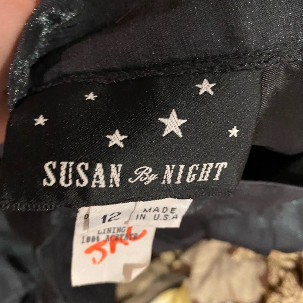 Susan Night Vintage 80s Iridescence Skirt - Gem